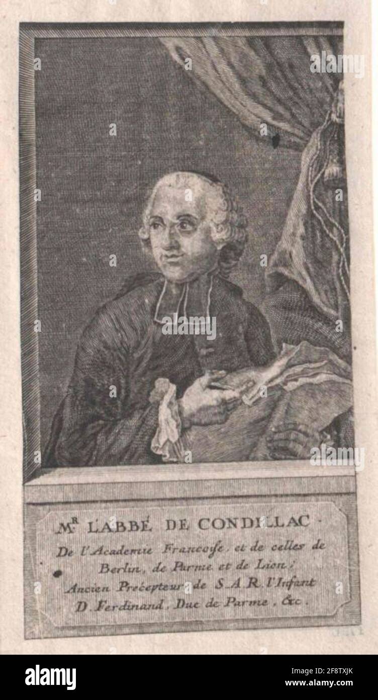 étienne bonnot de condillac hi-res stock photography and images - Alamy