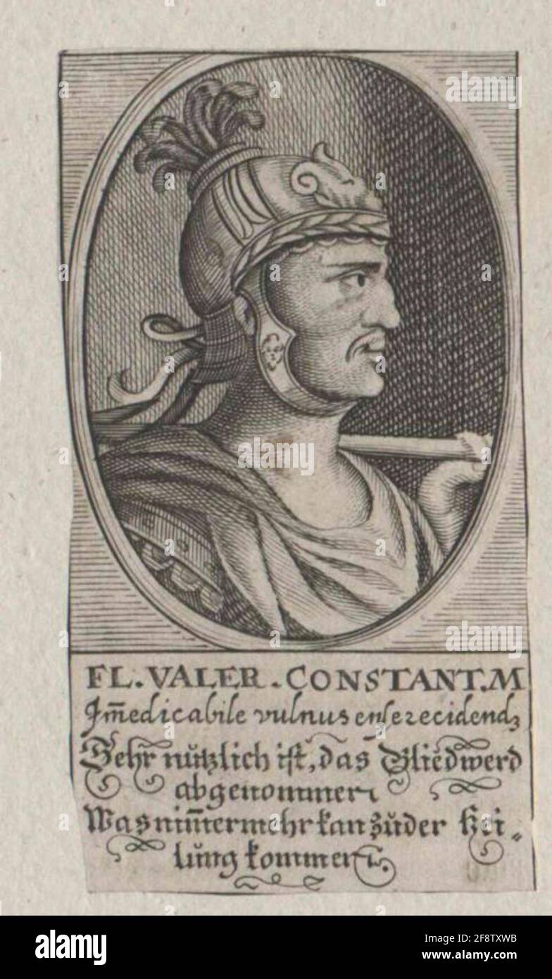 Constantine of the big, Roman emperor Stock Photo - Alamy