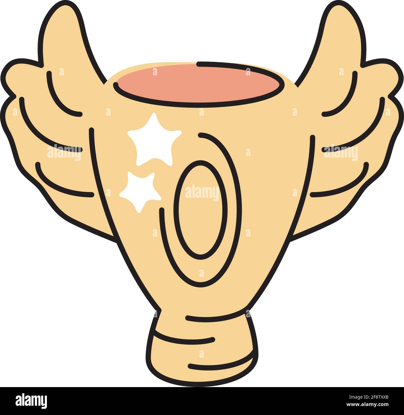 First place medal doodle Cut Out Stock Images & Pictures - Alamy