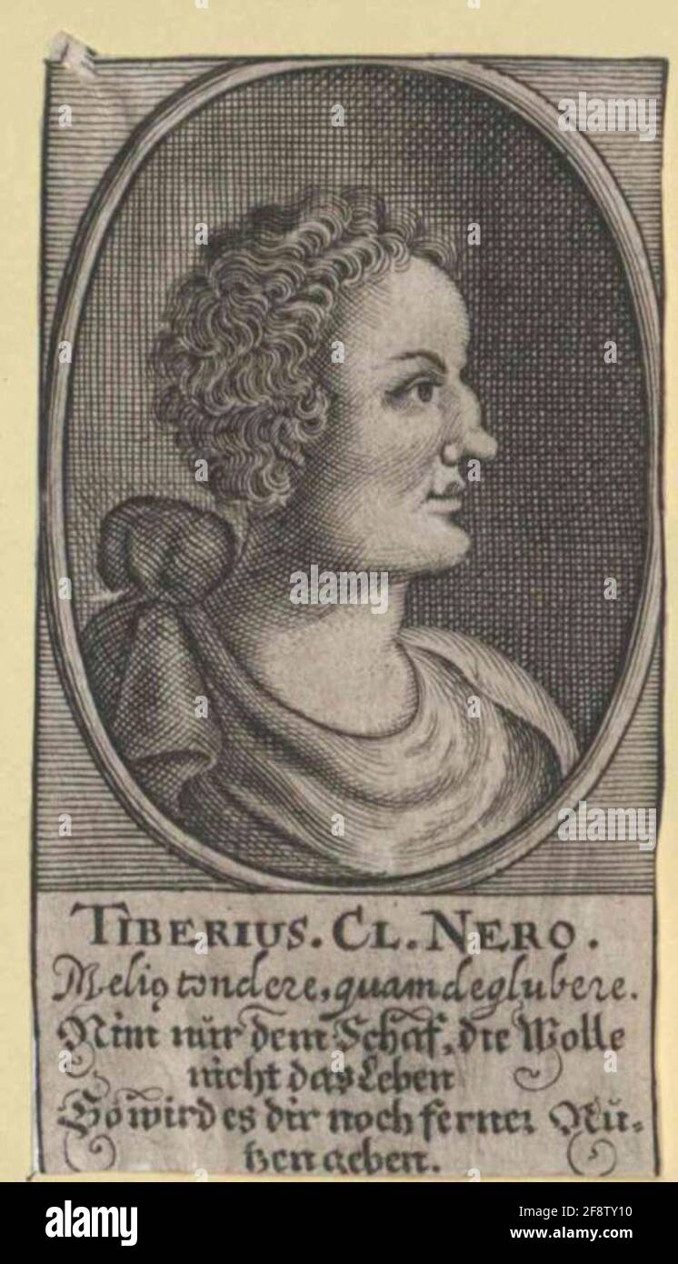 Tiberius, Roman Emperor Stock Photo - Alamy