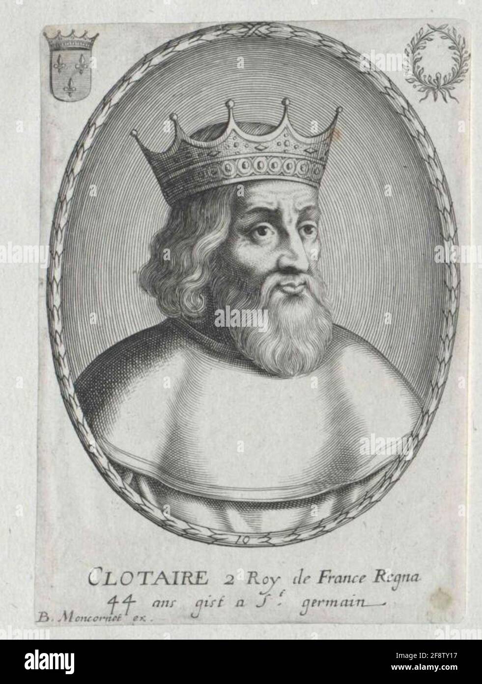 Chlothar II., King of Franconia Stock Photo - Alamy