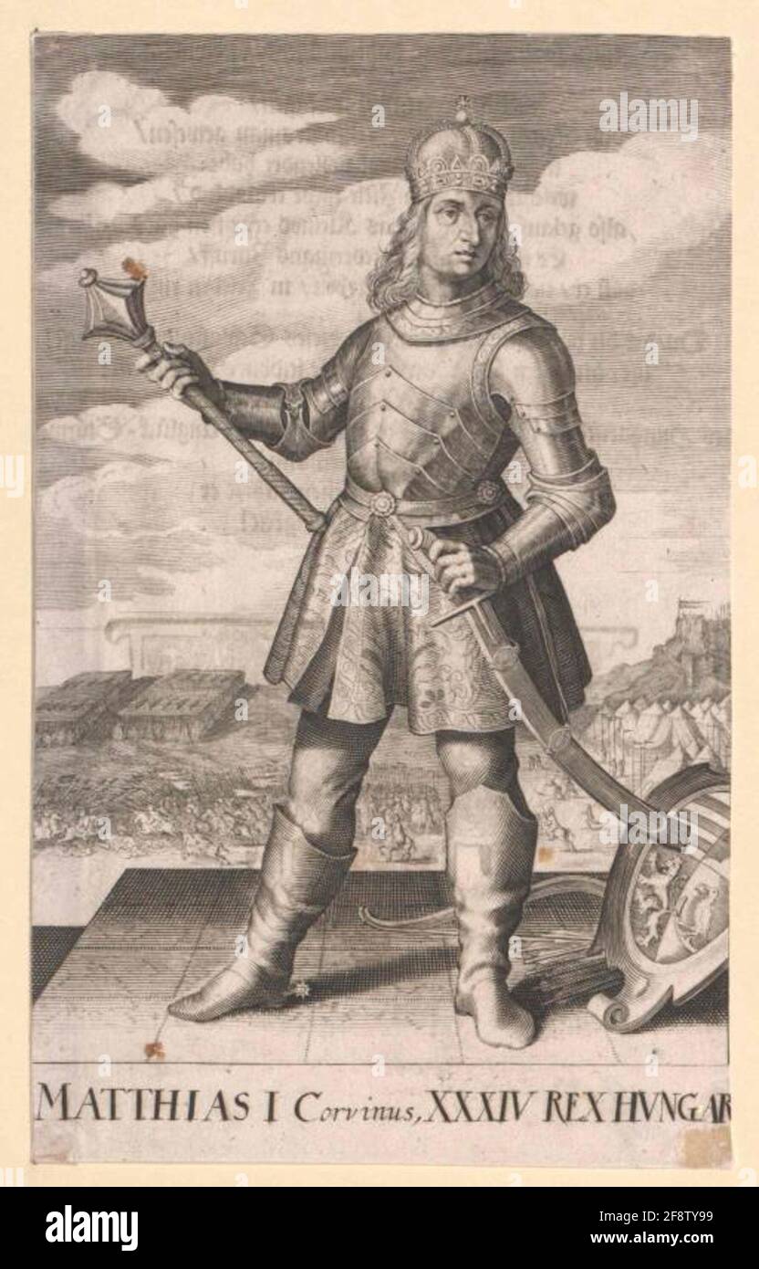 Matthias I. Corvinus, King of Hungary Stock Photo - Alamy