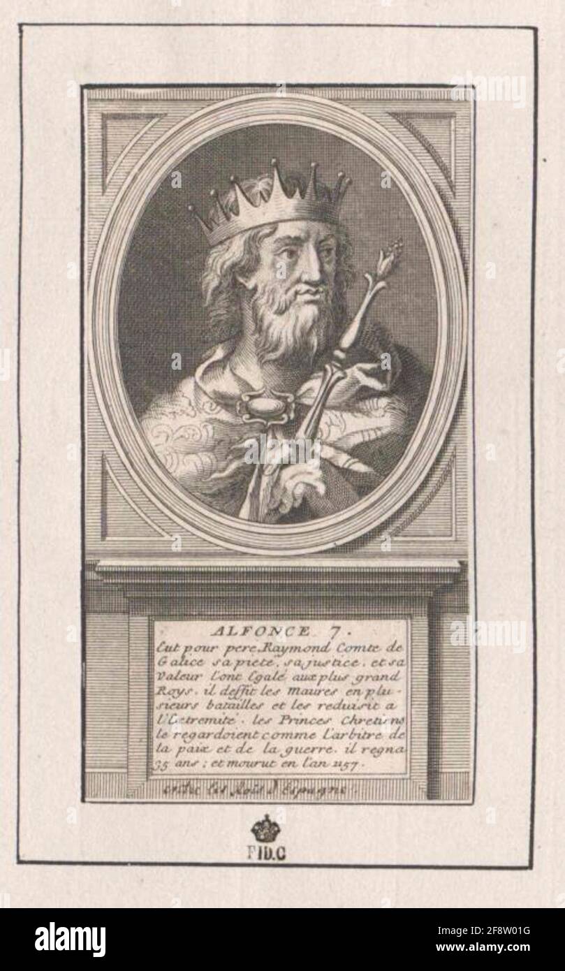 Alfons VII., King of Castile and León Stock Photo - Alamy