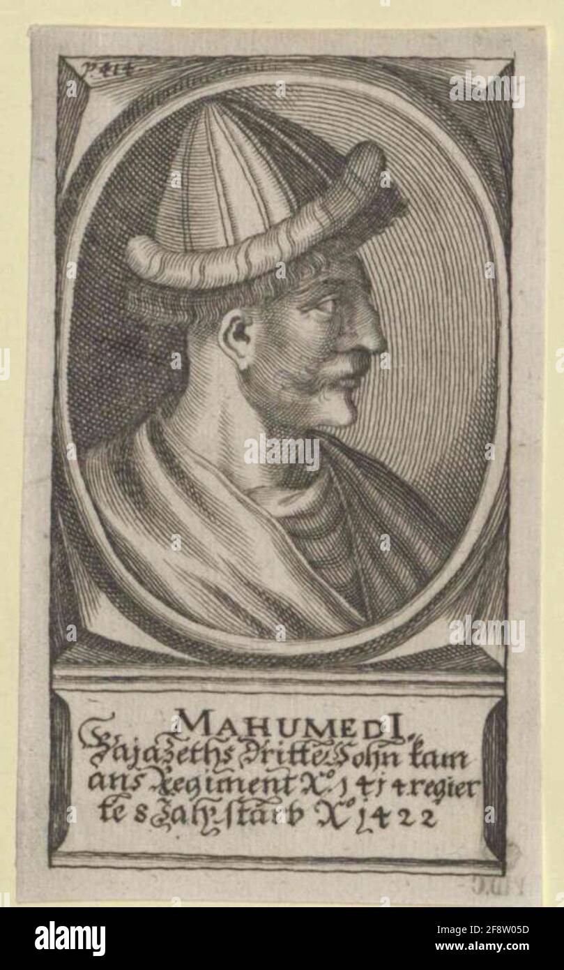 Mohammed I., Sultan of Turkey Stock Photo - Alamy