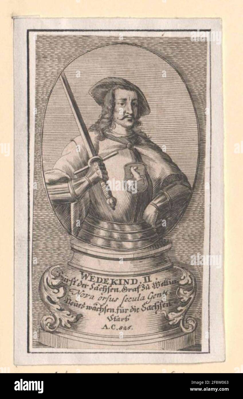 Widukind, Prince the Sachsen Graf to Wettin Stock Photo - Alamy