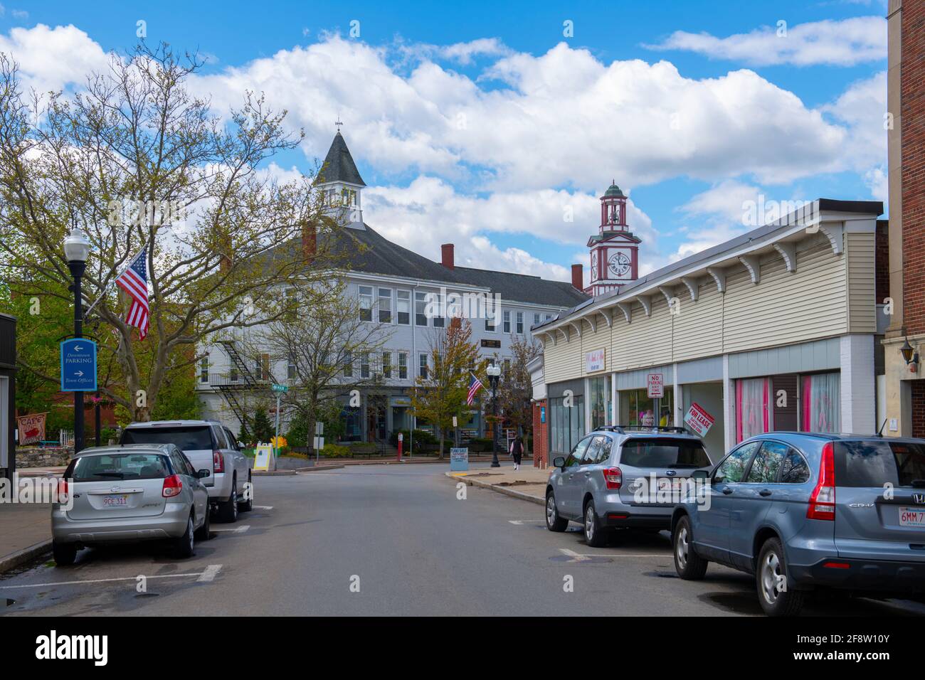 Historic commercial building on Nason Street near Main Street in ...