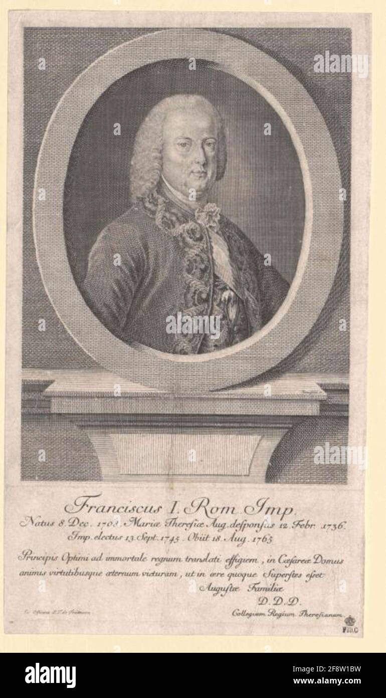 Franz I, Roman-German Emperor Stock Photo - Alamy