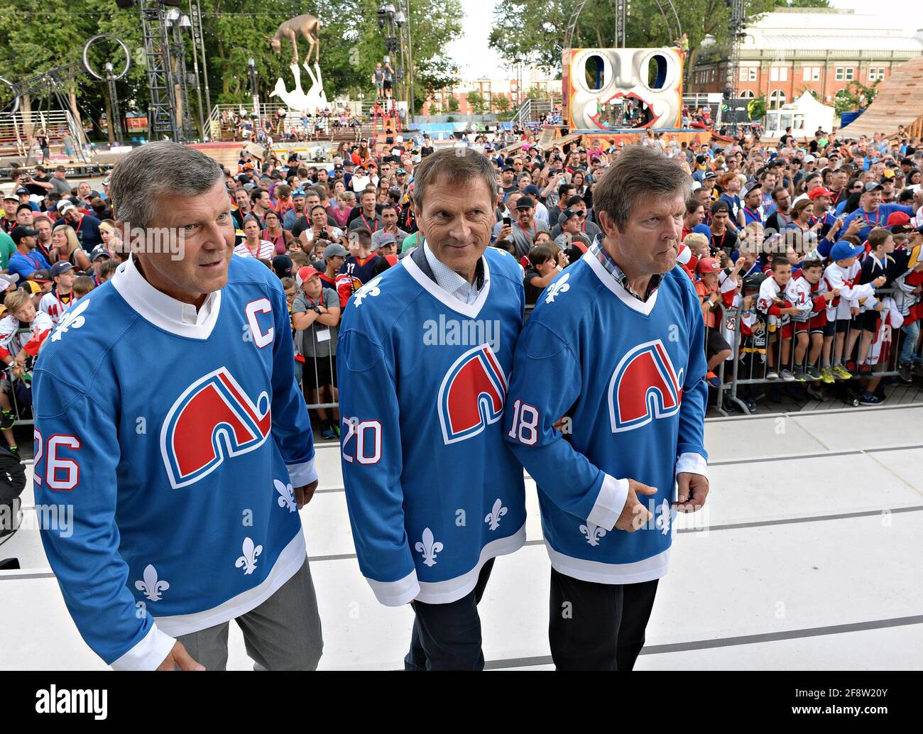 Stastny brothers meet fans Stock Photo - Alamy