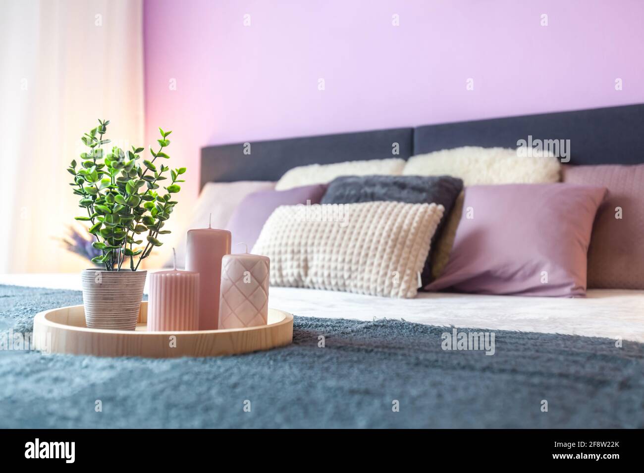 Interior photo shoot in a modern apartment Stock Photo - Alamy