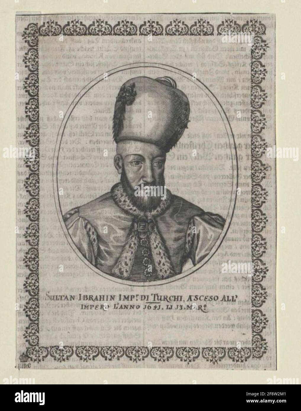 Ibrahim, Sultan of Turkey Publisher: Merian, Matthew (the elderly ...