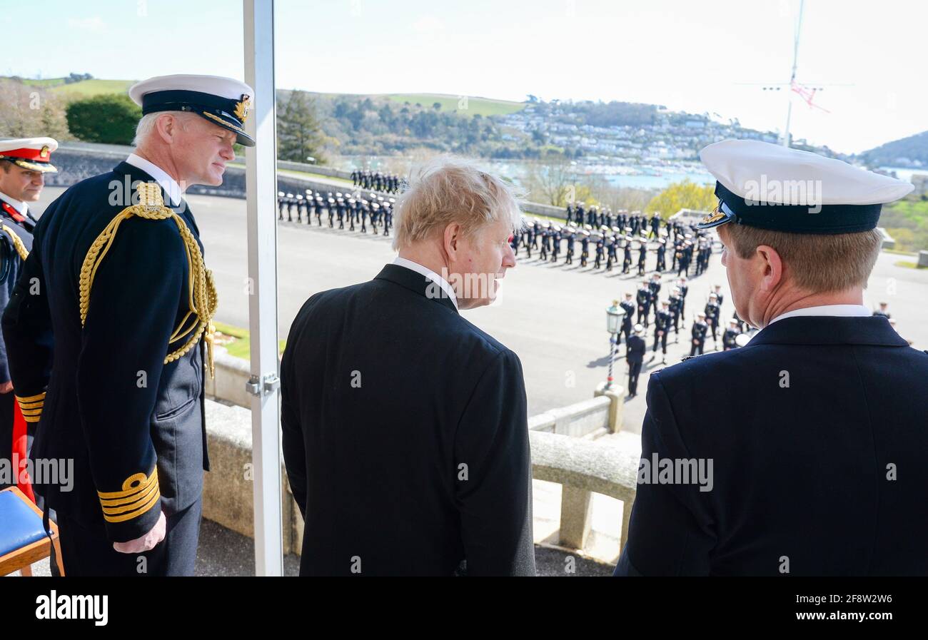 At his passing out parade at britannia royal naval college hi-res stock ...