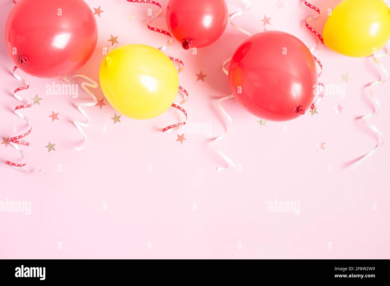 Balloons And Streamers Background Party Streamers Balloons High Res