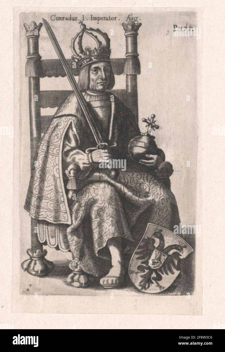 Konrad I, King of Ostfranken Stock Photo - Alamy