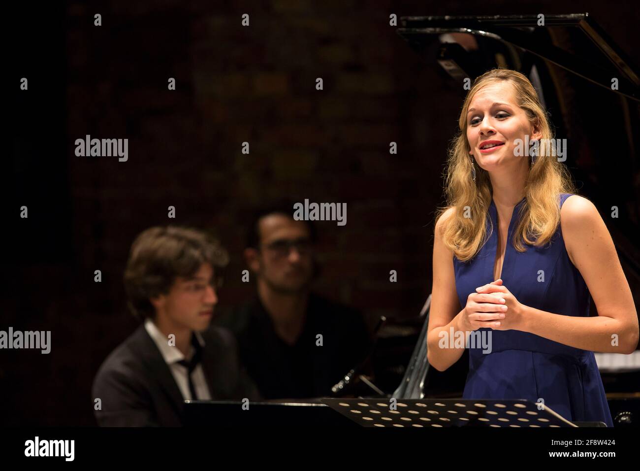 DEU, Deutschland, Ruhrgebiet, Essen, 2.09.2014: Die Sopranistin Anna ...