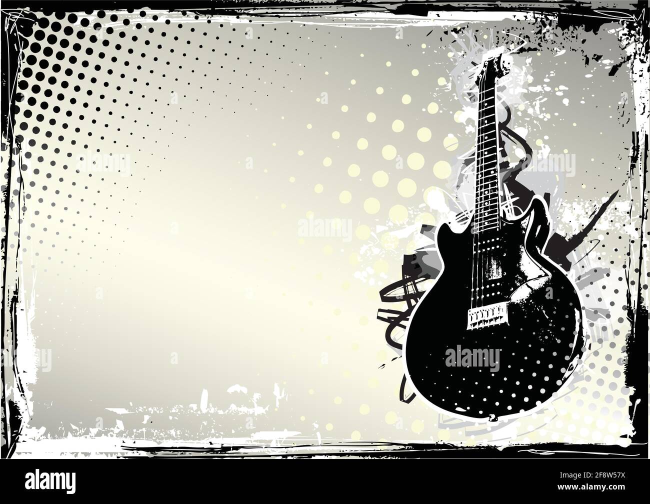 guitar poster background Stock Vector Image & Art - Alamy