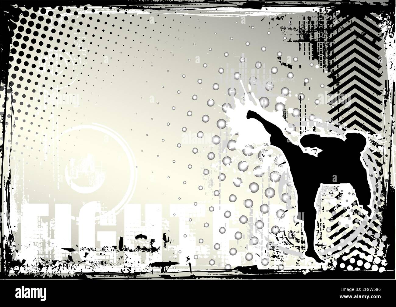 fighting poster background Stock Vector Image & Art - Alamy
