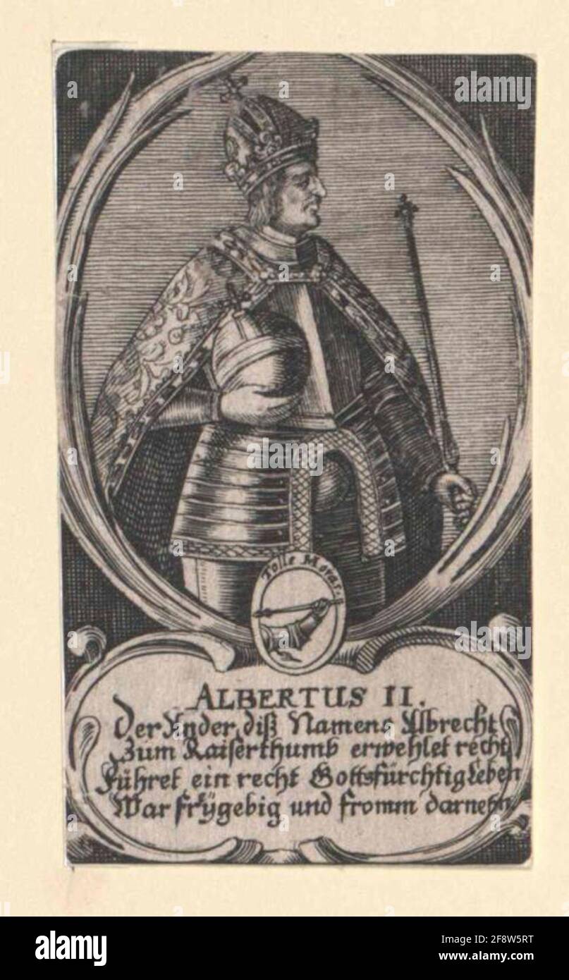 Albrecht II, German king Stock Photo - Alamy