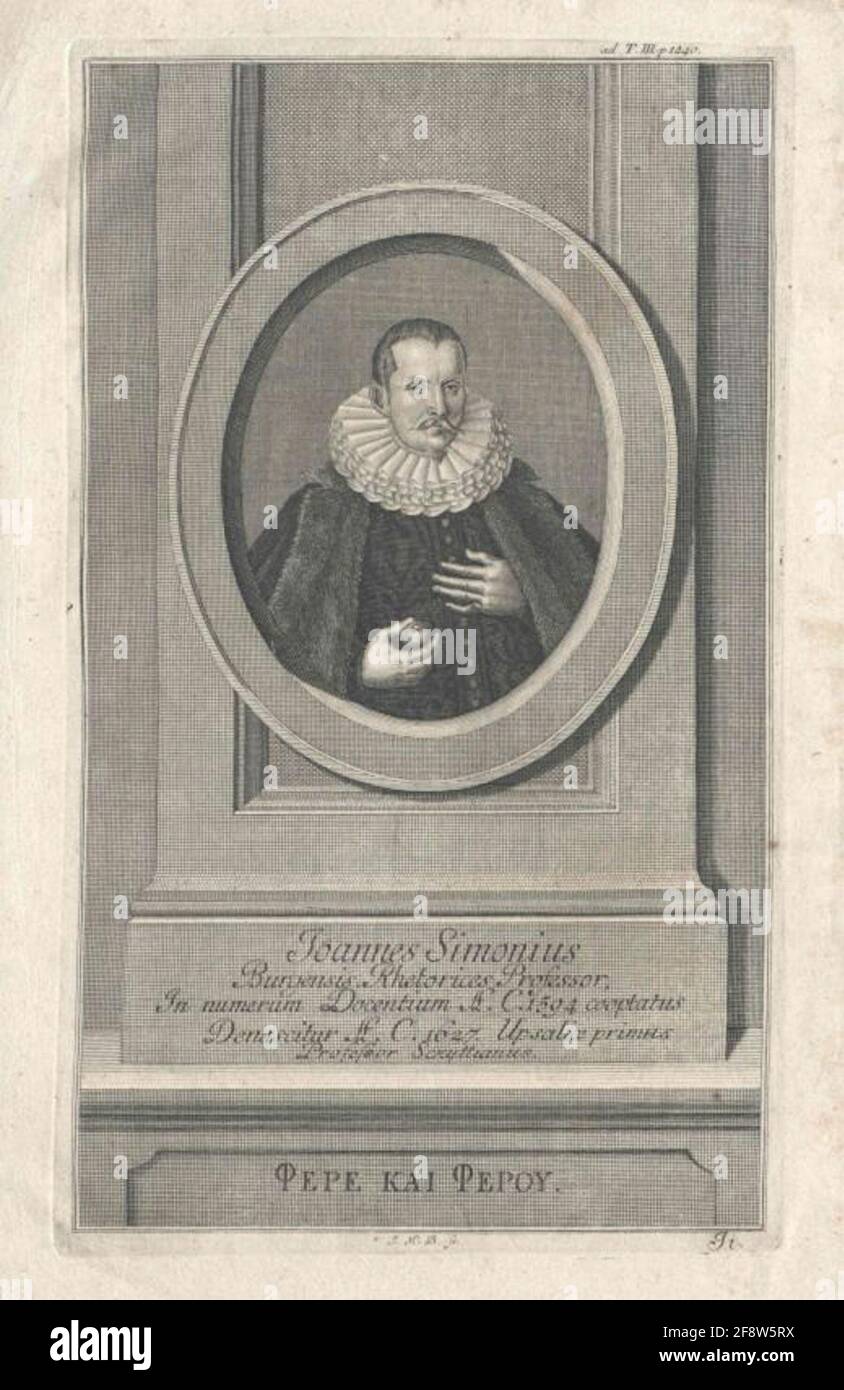 Johann simonius hi-res stock photography and images - Alamy