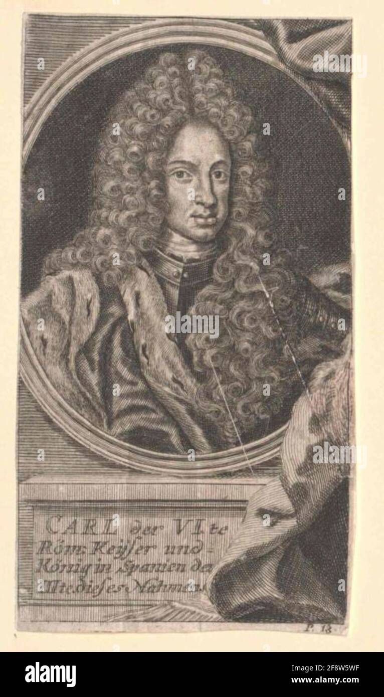 Karl VI., Roman-German Kaiser 1711/1760 Stock Photo - Alamy