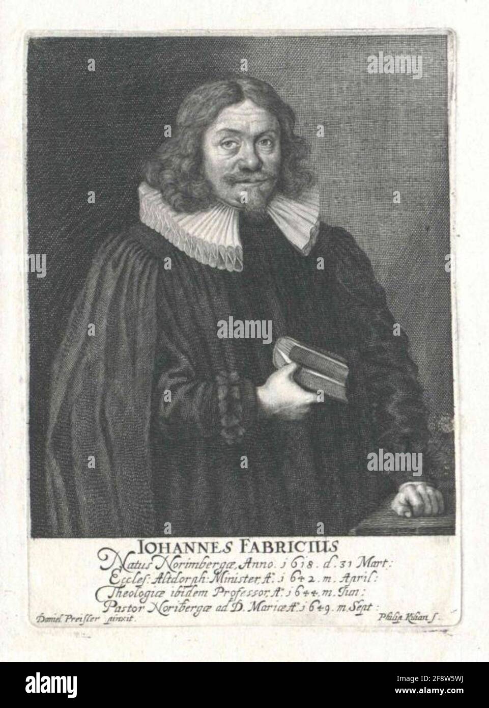 Fabricius, Johann painter: Prißler, Daniel (1627) Stecher: Kilian ...