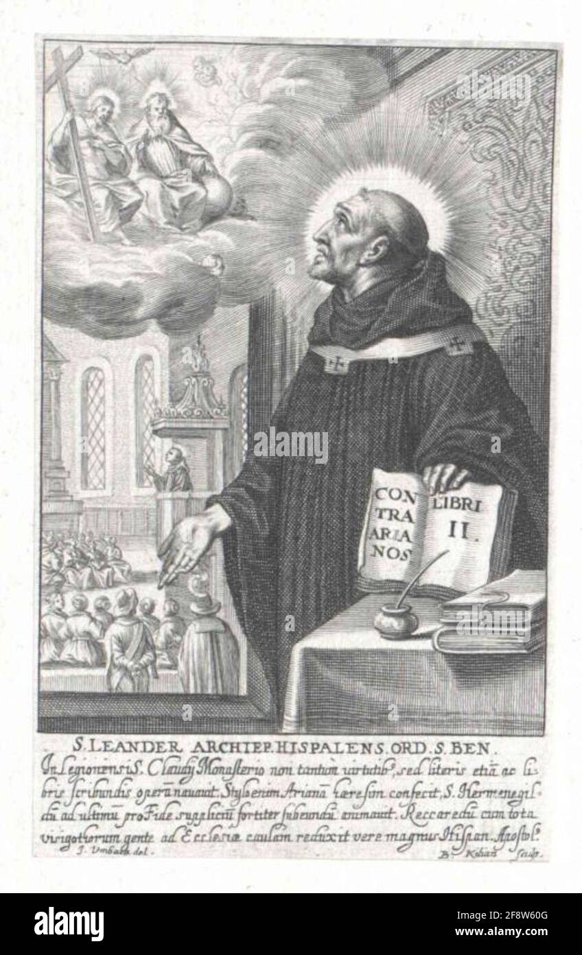 Leander of Seville Stock Photo - Alamy