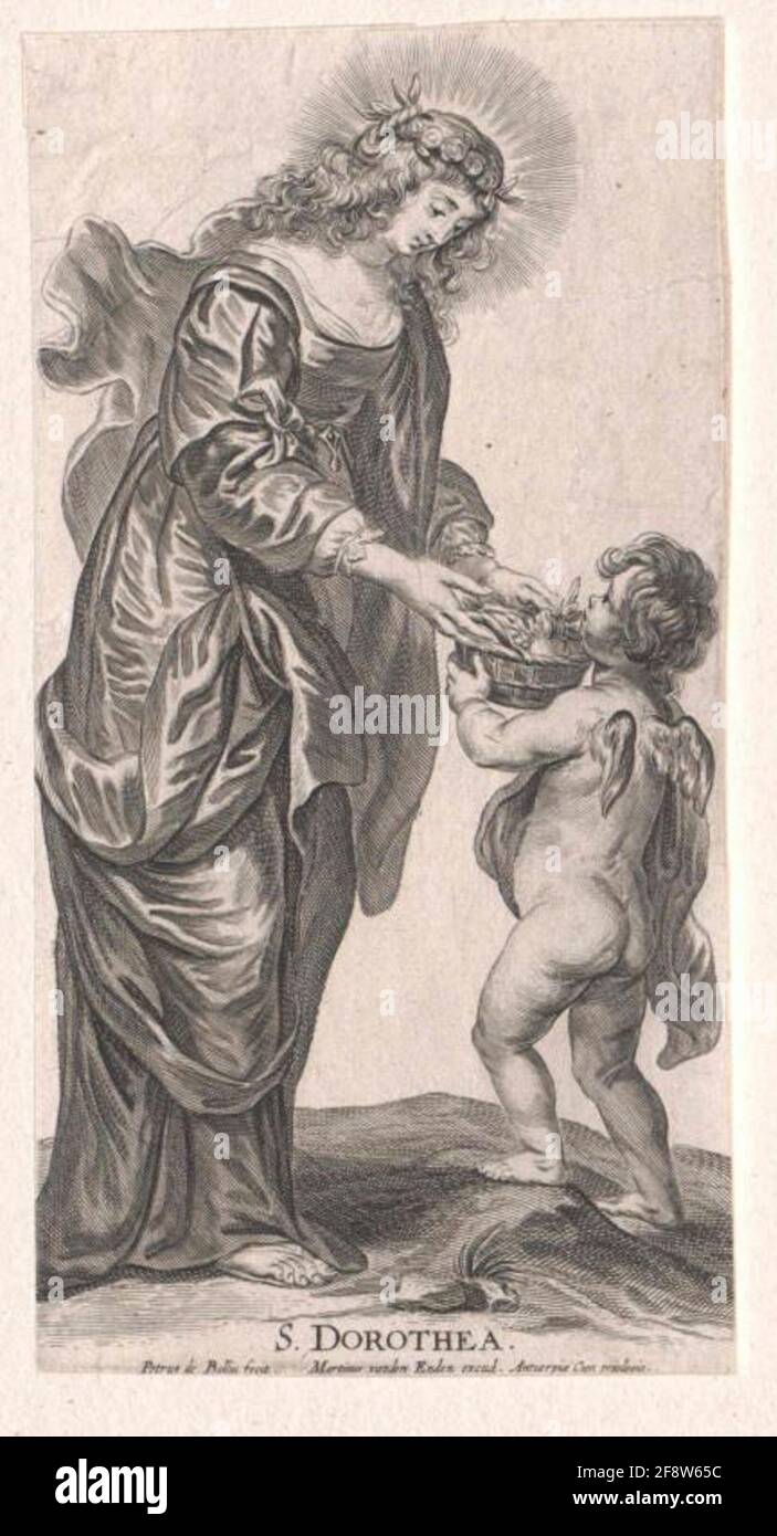 Dorothea of Caesarea, saints Stock Photo - Alamy