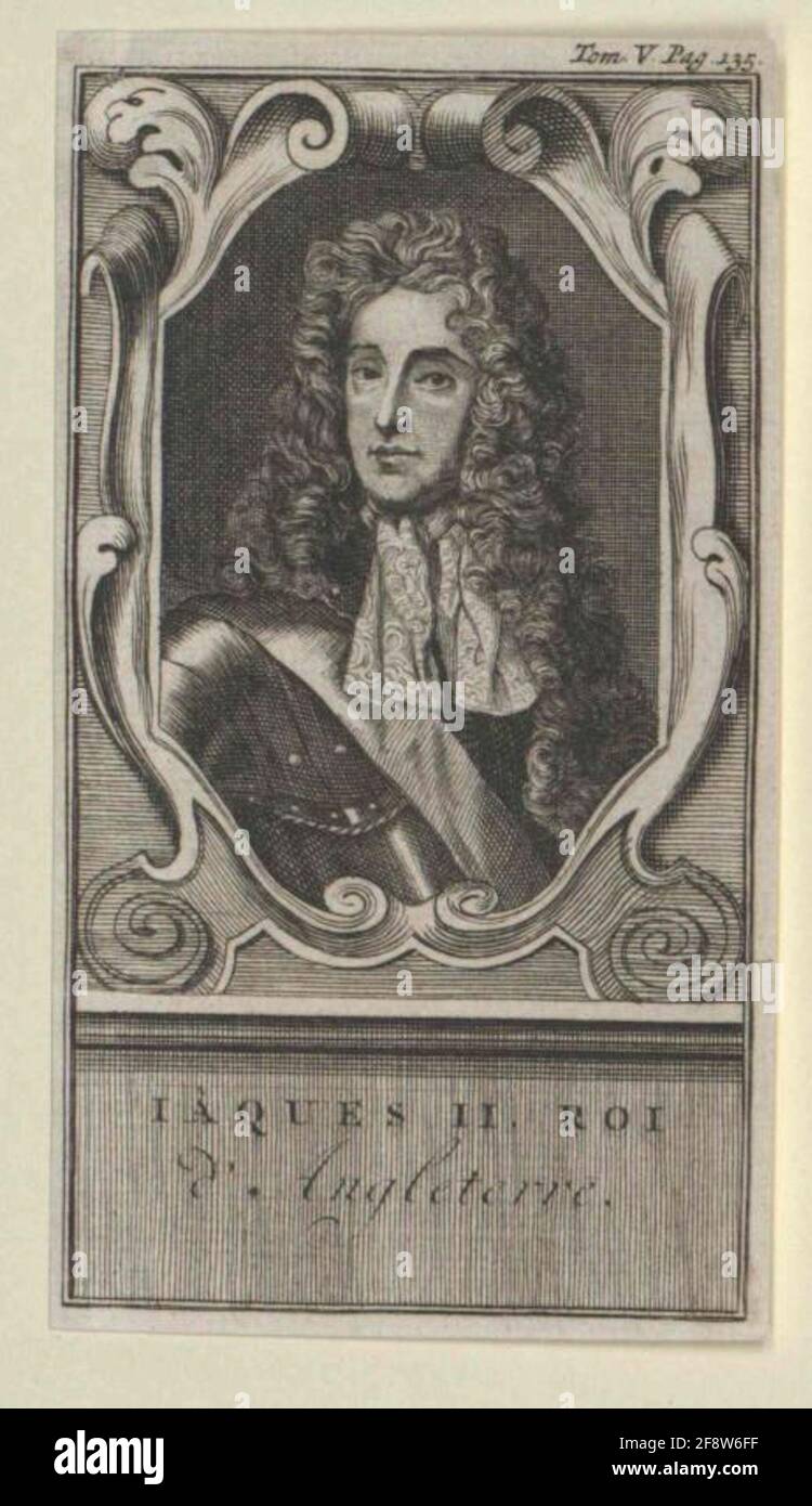 Jacob II. King of England Stock Photo - Alamy