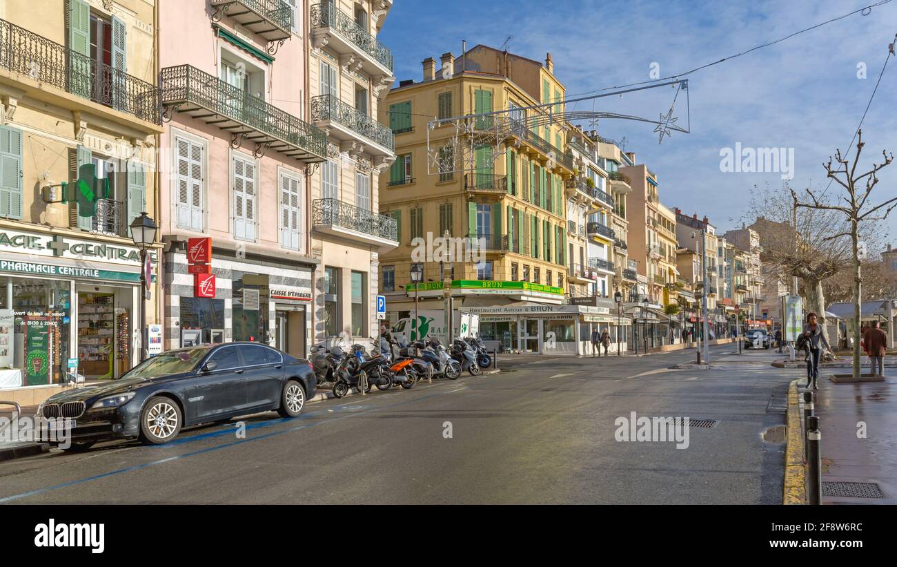 Cannes, France - February 1, 2016: Famous Sea Food Restaurant Astoux ...