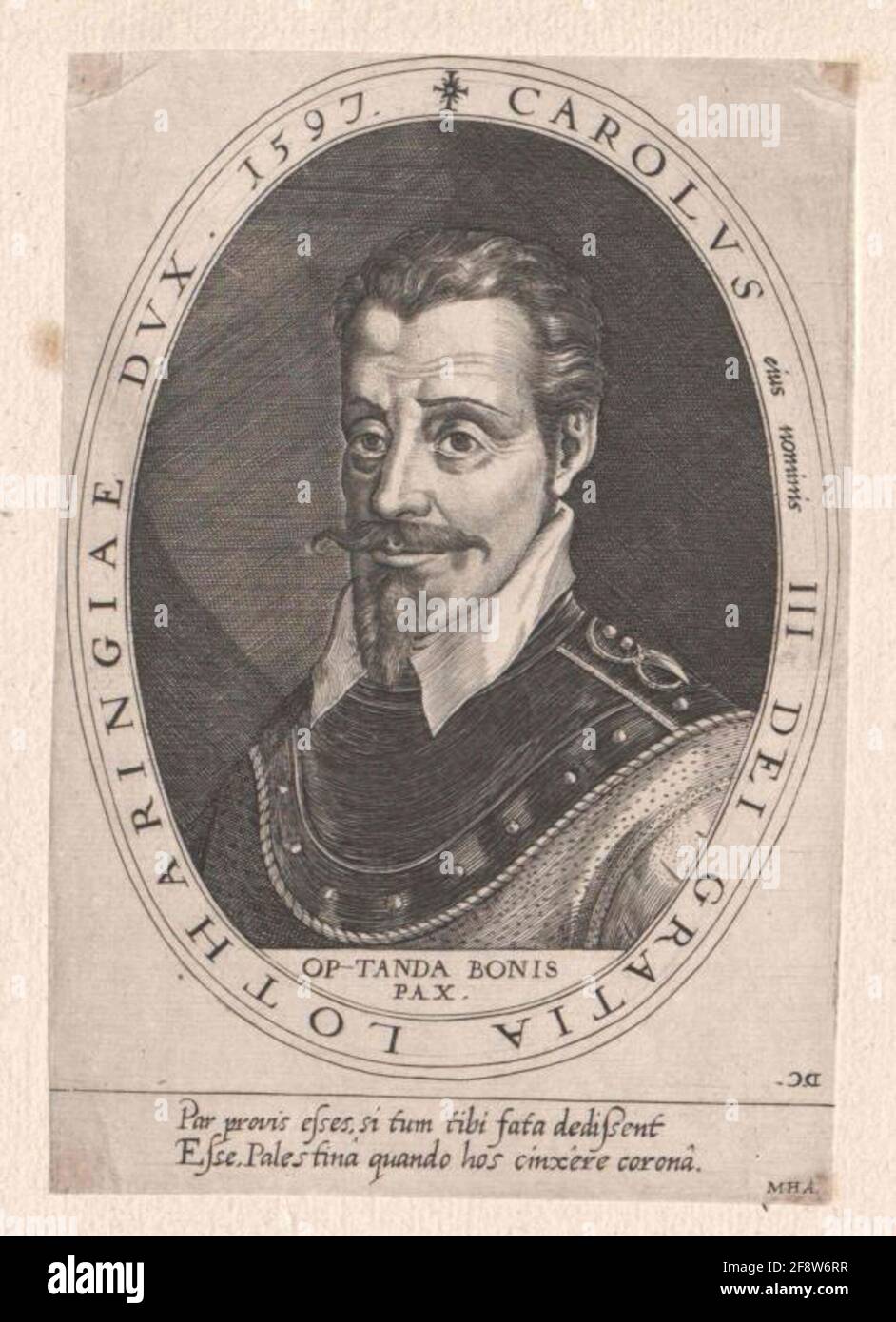 Karl III., Duke of Lorraine Stecher: Custos, Dominicus Stock Photo - Alamy