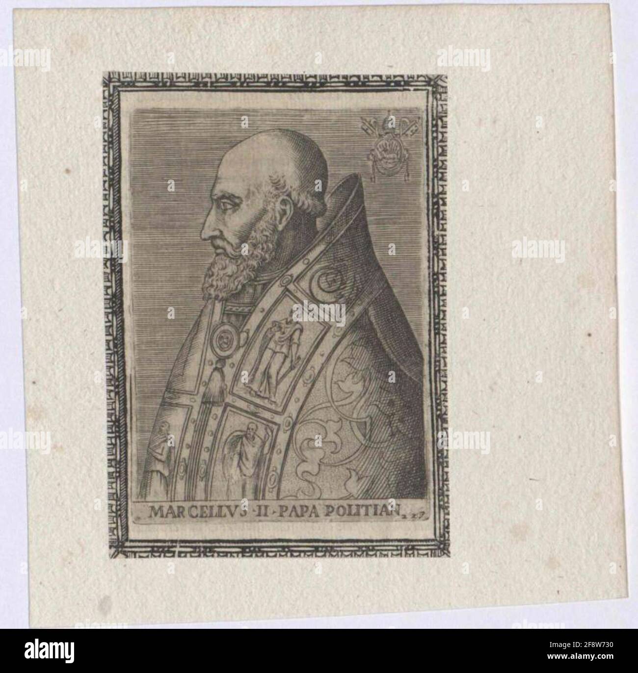 2, Marcellus., A pope Stock Photo - Alamy