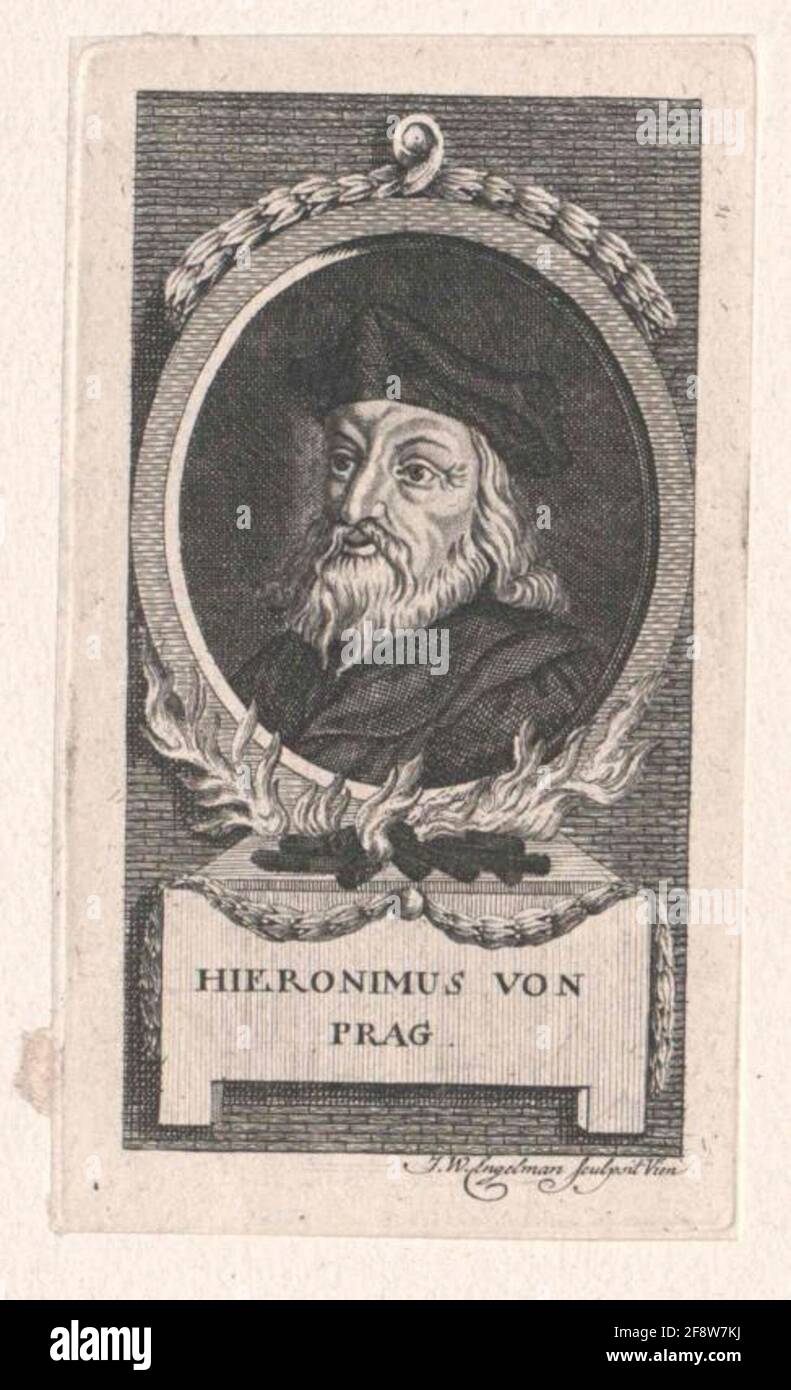 Hieronymus of Prague Eraser: Engelmann, Johann Wenzelattung: 1730 ...