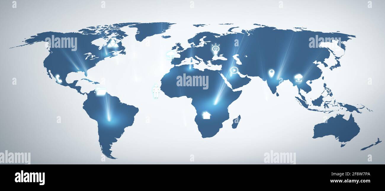 Abstract business, global marketing ,communication, connection ...