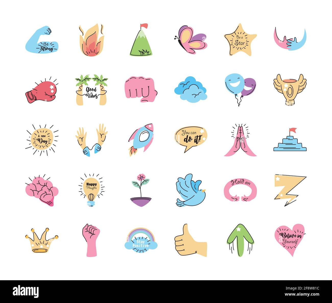 believe cartoon doodles Stock Vector Image & Art - Alamy