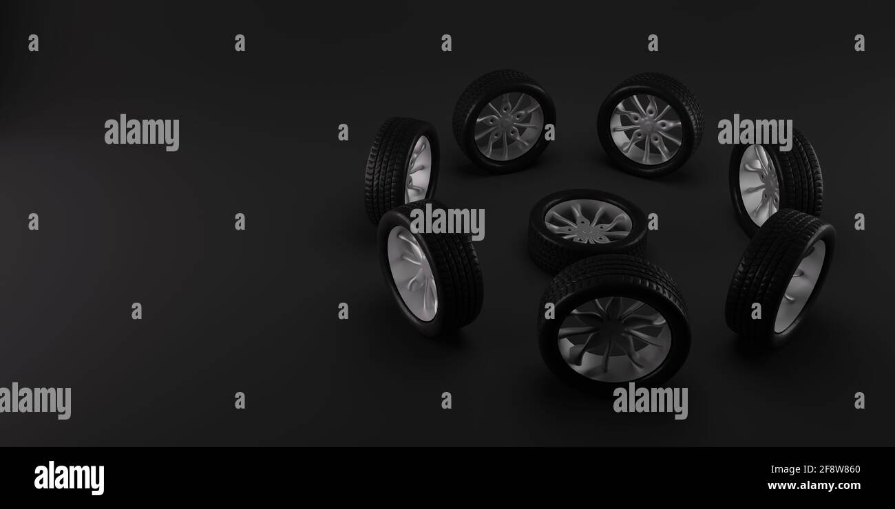Wheels describe a circular motion around another wheel. Roundabout ...