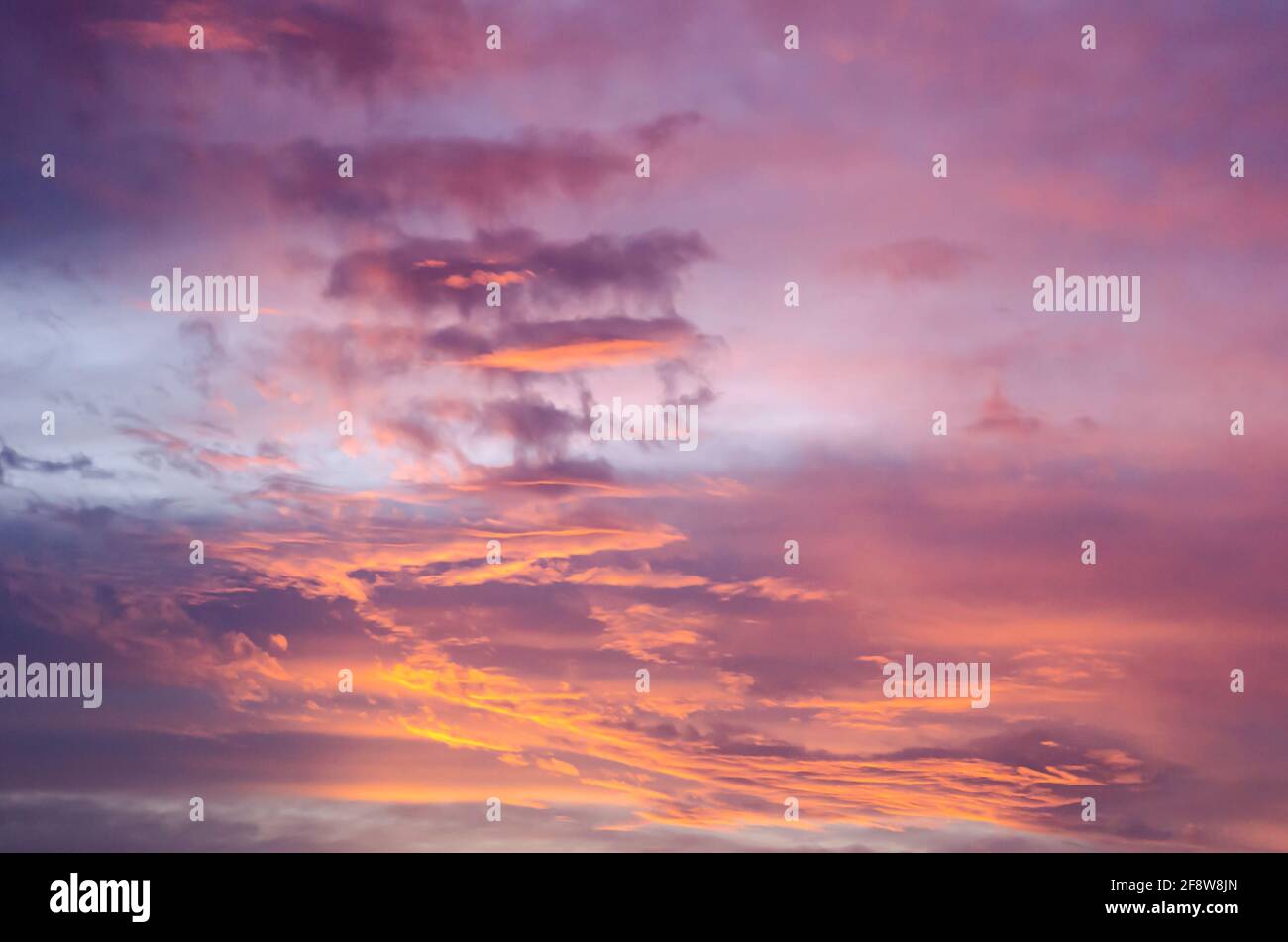 Purple Sunset Clouds Stock Photo - Alamy