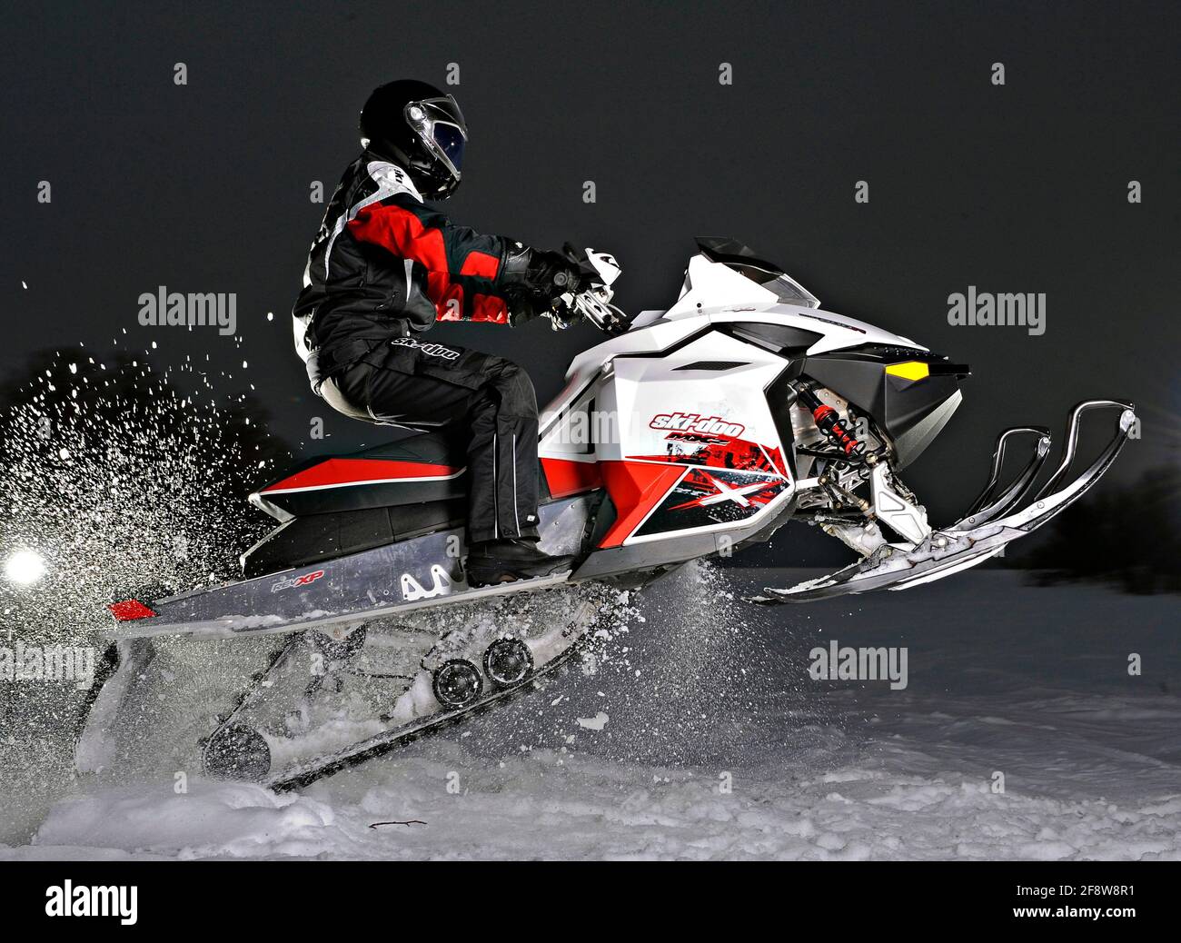 Snowmobile jump hi-res stock photography and images - Alamy
