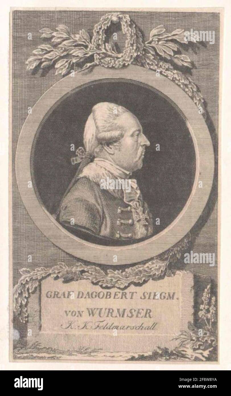 Wurmser, Dagobert Graf painter: Vinazer, Christianstecher: Mansfeld ...