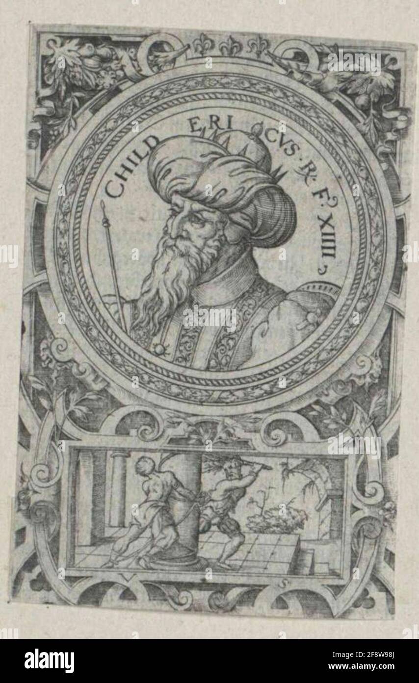 Childerich II., King of the Franconia Stecher: Solis, Virgilius (the ...