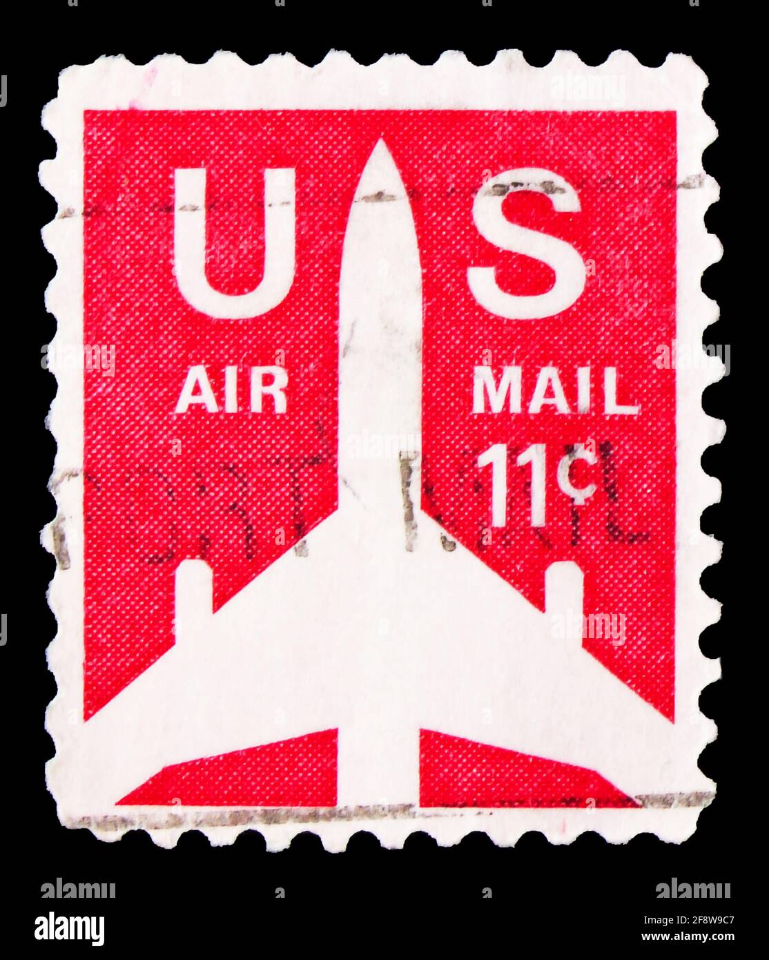 MOSCOW, RUSSIA - OCTOBER 1, 2019: Postage stamp printed in USA shows ...