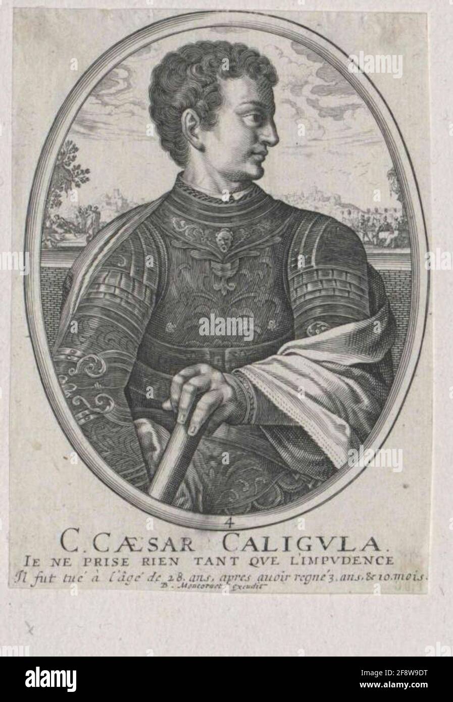 Caligula, Roman emperor Stock Photo - Alamy