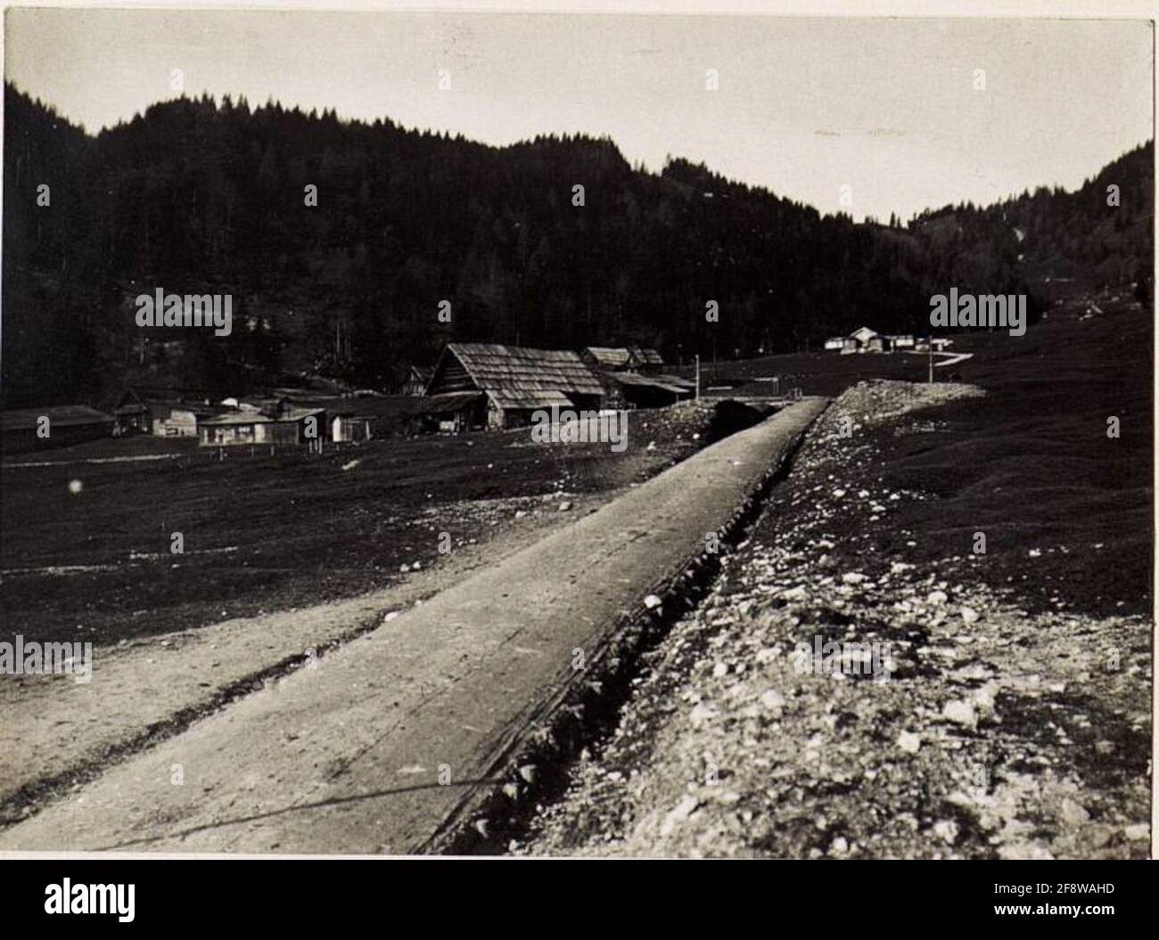 Starting view of the ravna camp Stock Photo - Alamy