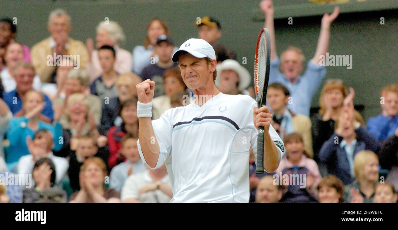 WIMBLEDON TENNIS CHAMPIONSHIPS 6th DAY KIM ANDREW MURREY V DAVID ...
