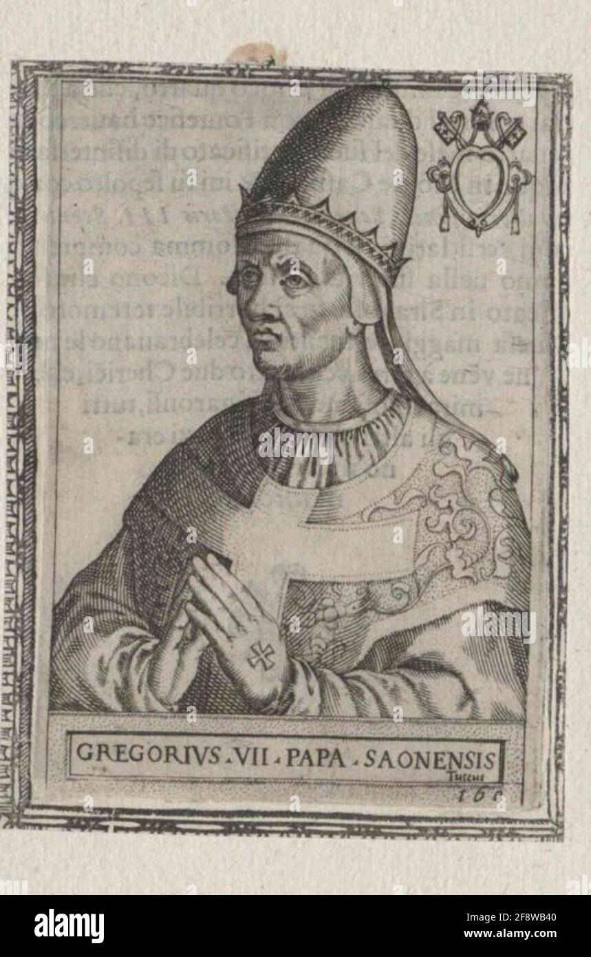 Gregor VII., Pope Stock Photo - Alamy