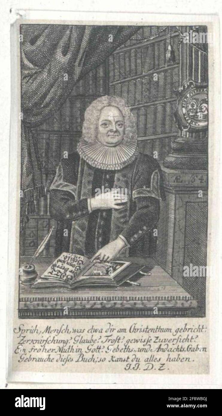 Neumeister, Erdmann 1735/1775 Stock Photo - Alamy
