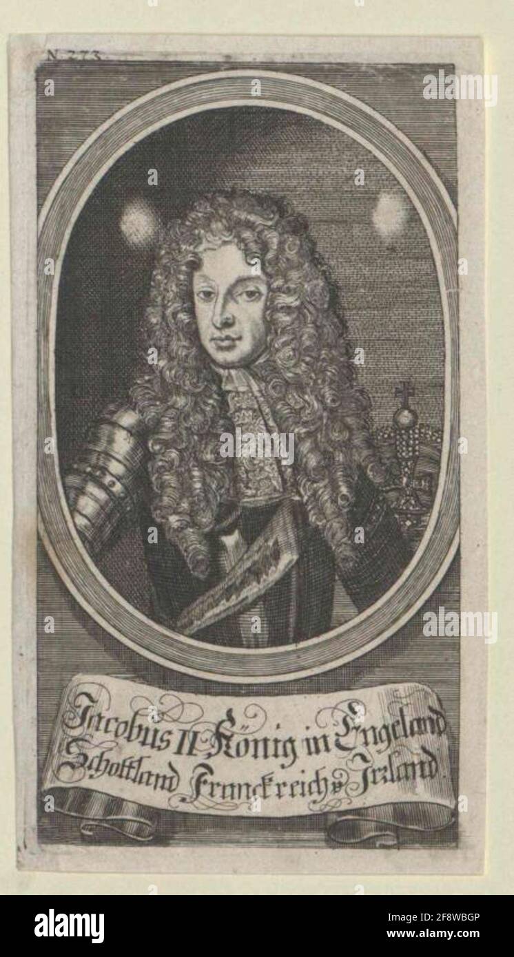 Jacob II. King of England Stock Photo - Alamy