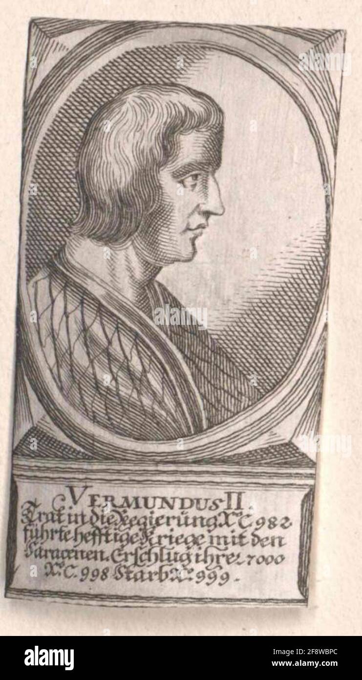 Meditro II, King of León Stock Photo - Alamy