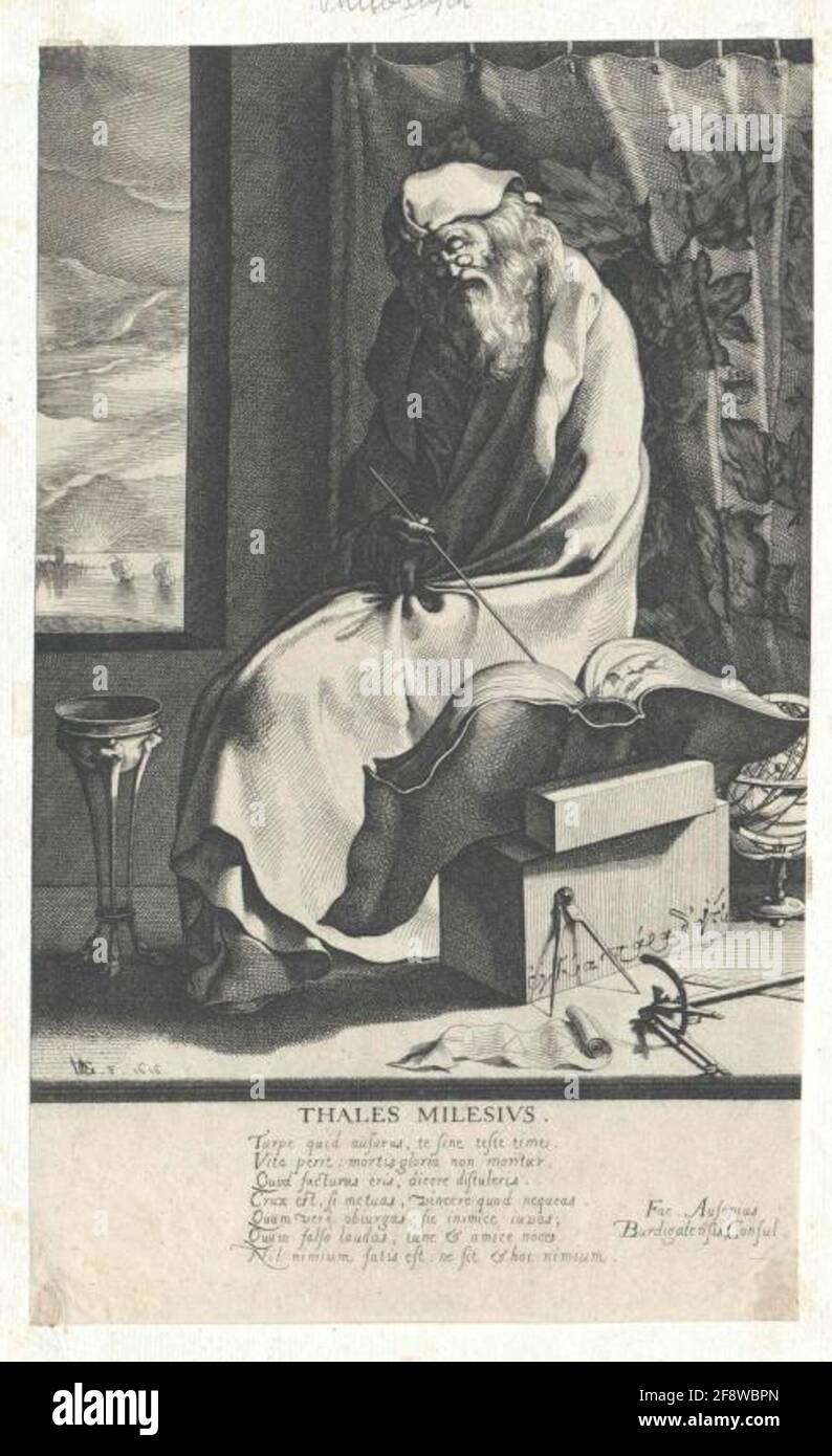 Thales of Milet Stock Photo - Alamy