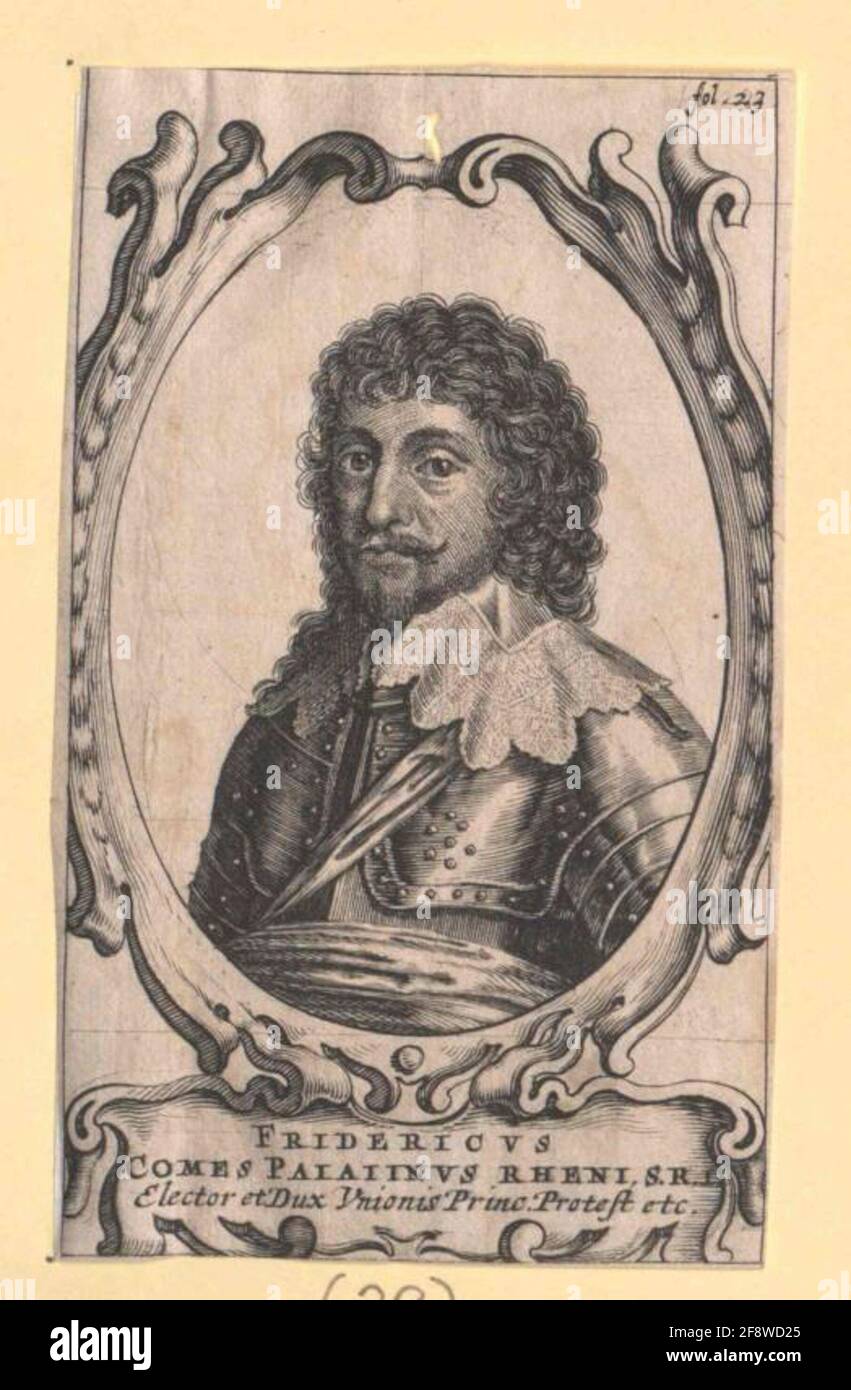 Friedrich V., Elector of the Palatinate 1625/1700 Stock Photo - Alamy