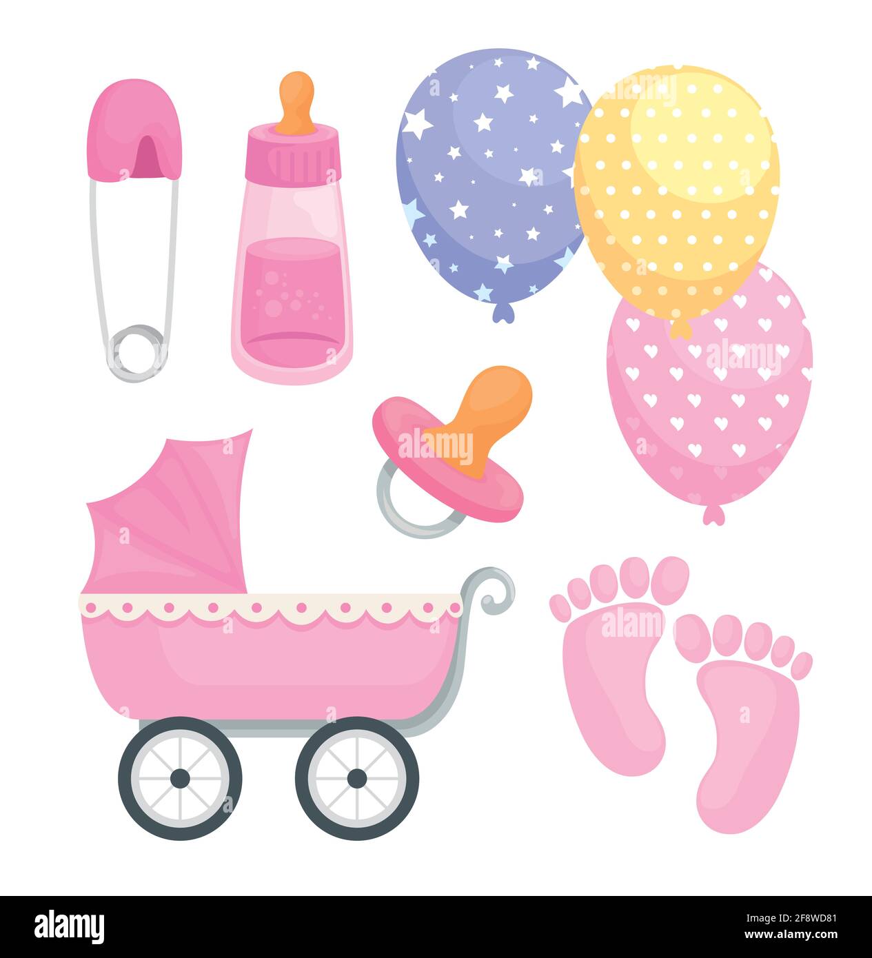 six baby icons Stock Vector Image & Art - Alamy