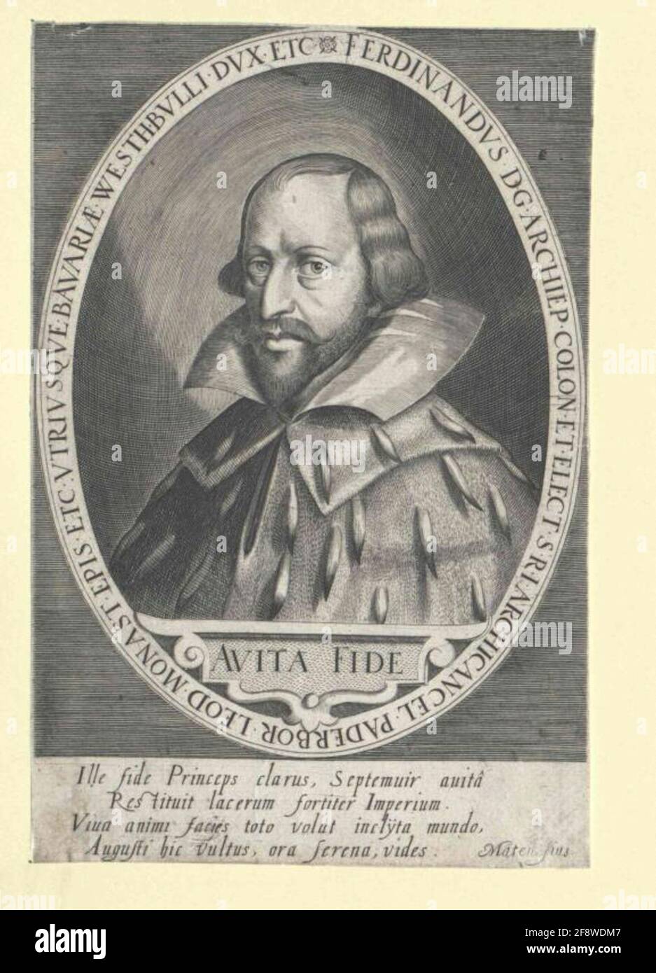 Ferdinand, Duke of Bavaria Elector of Cologne Stock Photo - Alamy